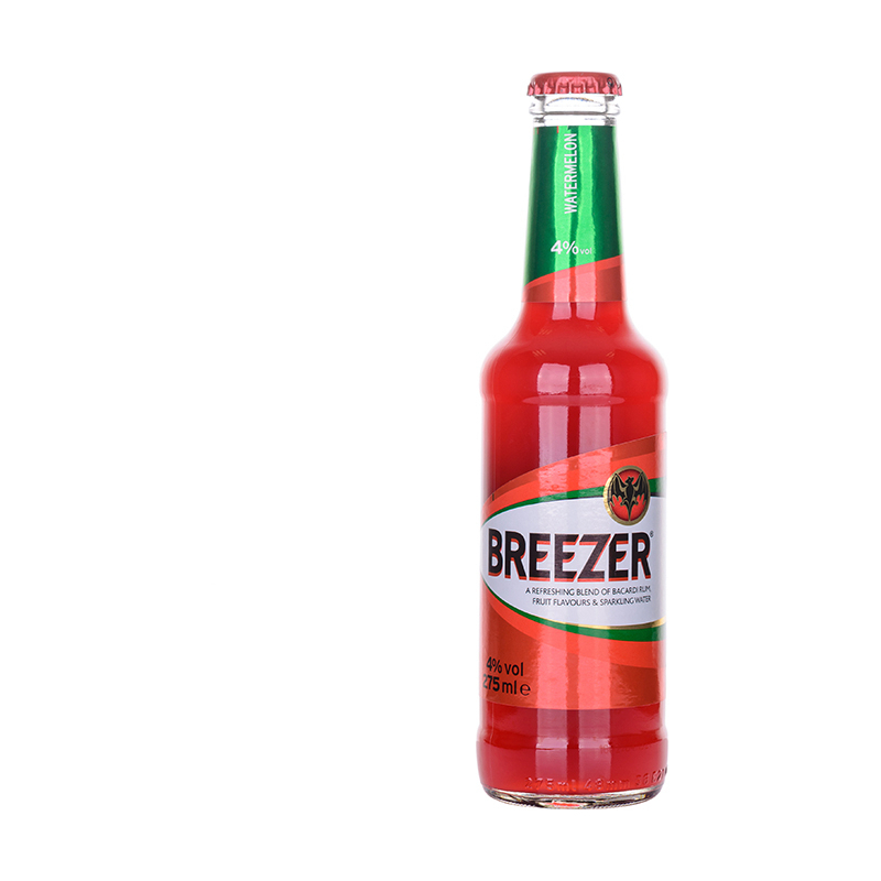 Bacardi Breezer Watermelon, 275 ml. - Готови за консумация миксове ...